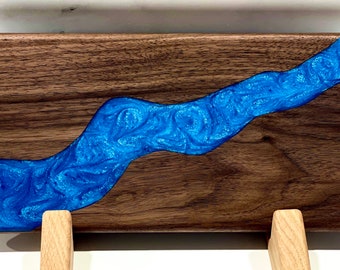 Epoxy Resin Board Handcrafted River Board Epoxy Resin | Etsy