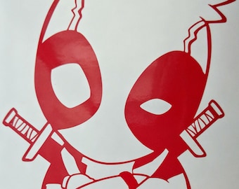 Deadpool decal | Etsy