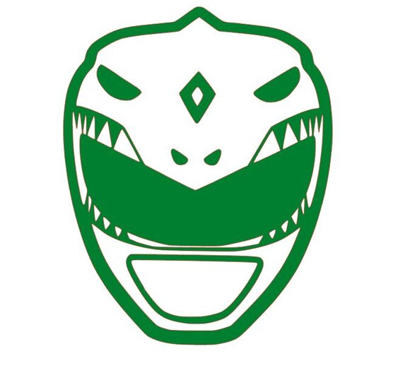 Mighty Morphin' Power Rangers Green Ranger Vinyl Decal for | Etsy