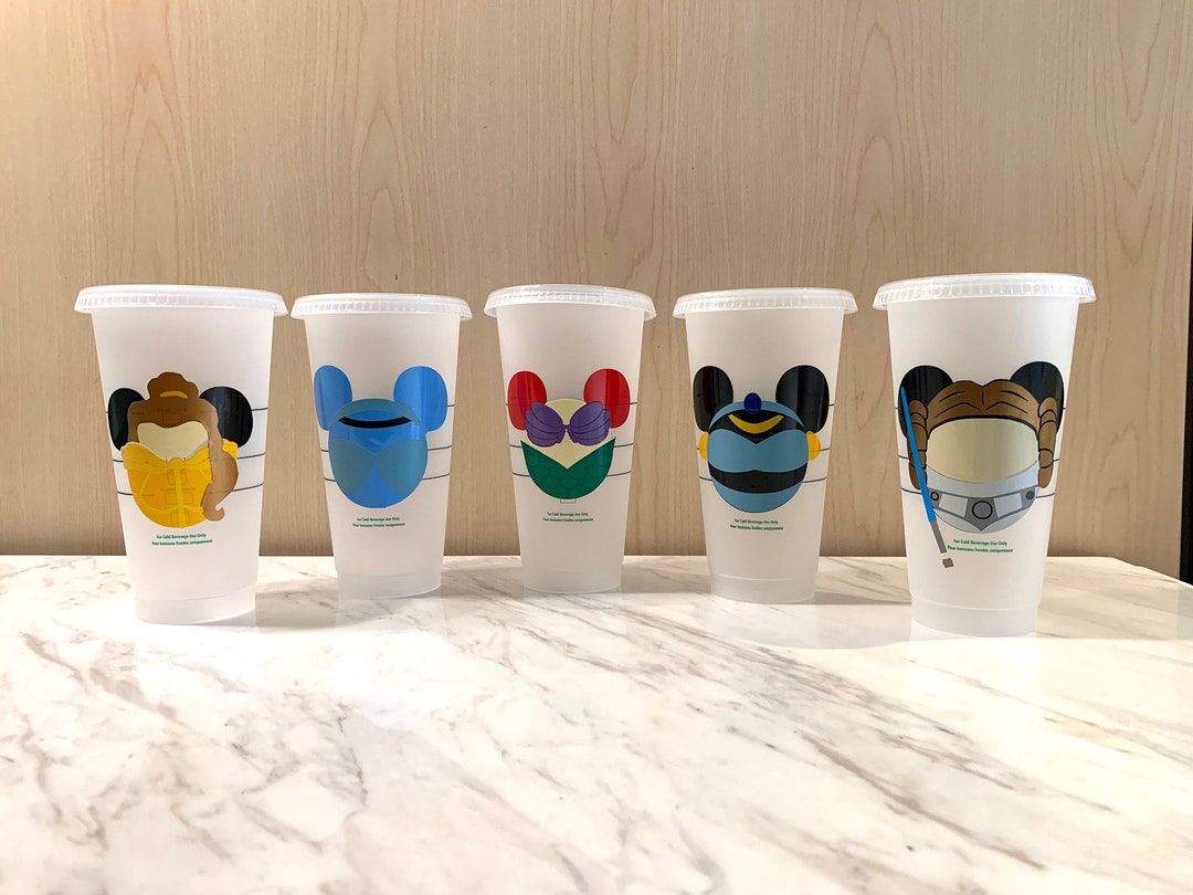 Disney Princess Starbucks Cup Princess Cup Princess - Etsy