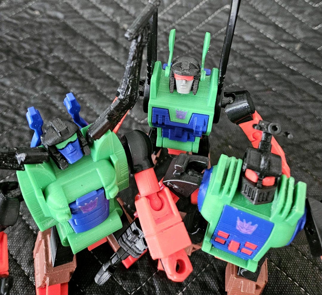 THE INSECTICONS [custom Deluxe Pack] Fan Made G1 Transformers ...