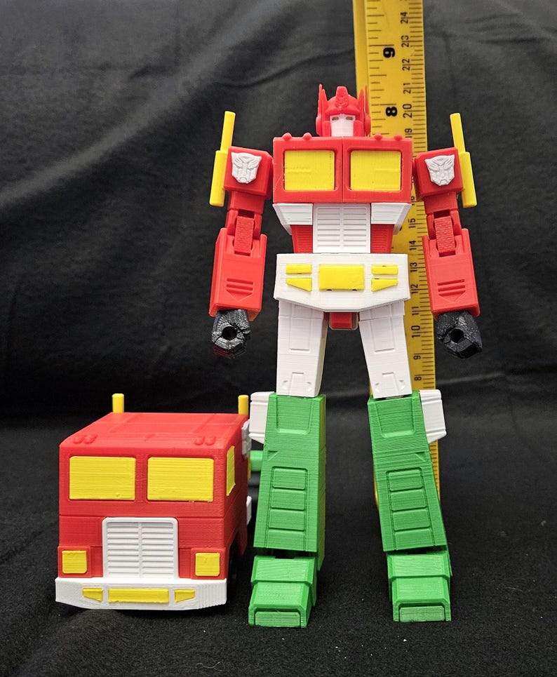 SANTA PRIME – Fan-made Transformers Collectible 3D Printed - Etsy