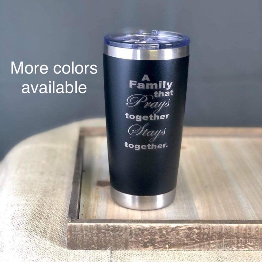 Create Your Own Bible Verse 20 OZ Stainless Travel Mug | Personalized ...