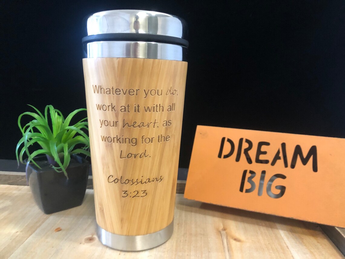 Bible Verse Travel Mug Pastor Appreciation Travel Mug - Etsy