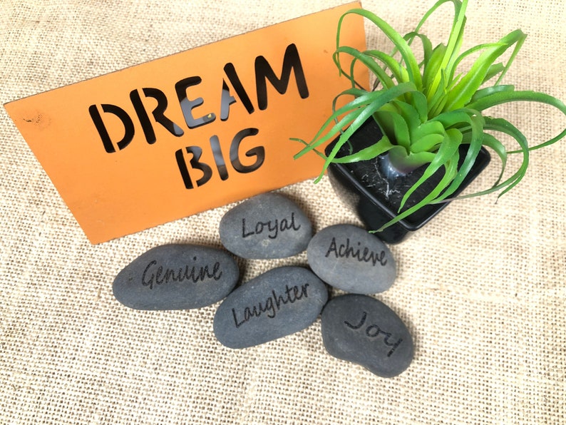 One Personalized Engraved River Rock Customized Rock Art - Etsy