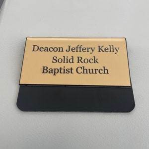 Custom Made Pocket Name Tag | Personalized Name Tag | Custom Pocket ...