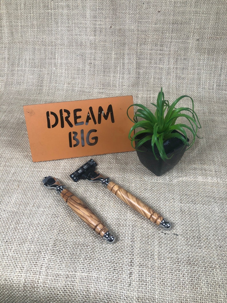 Mach 3 Custom Turned Wood Razor Hand Turned in the USA Razor - Etsy