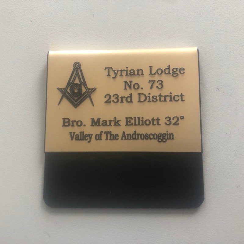 Masonic Pocket Name Badges - Etsy