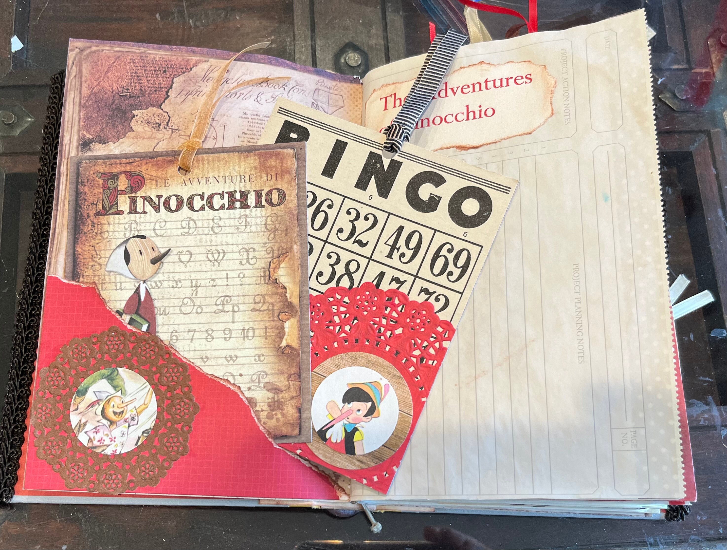 Pinocchio Junk Journal - Etsy