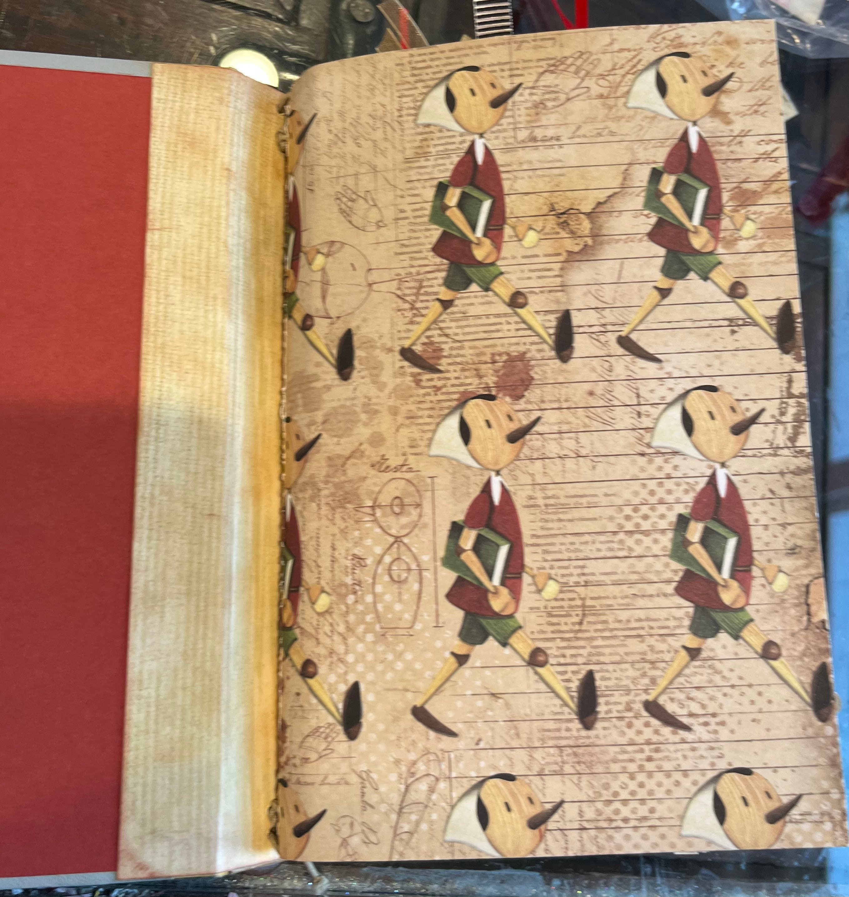 Pinocchio Junk Journal - Etsy