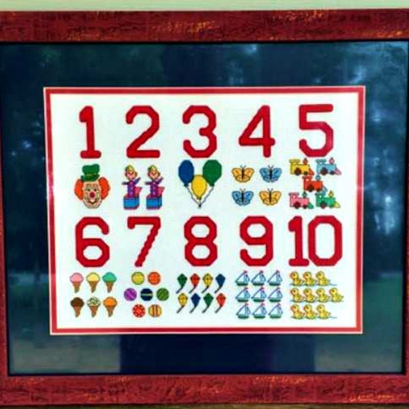 Cross Stitch Numbers - Etsy