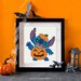 Lilo and Stitch,pumpkin Cross Stitch Pattern Halloween Hawaii Nursery ...