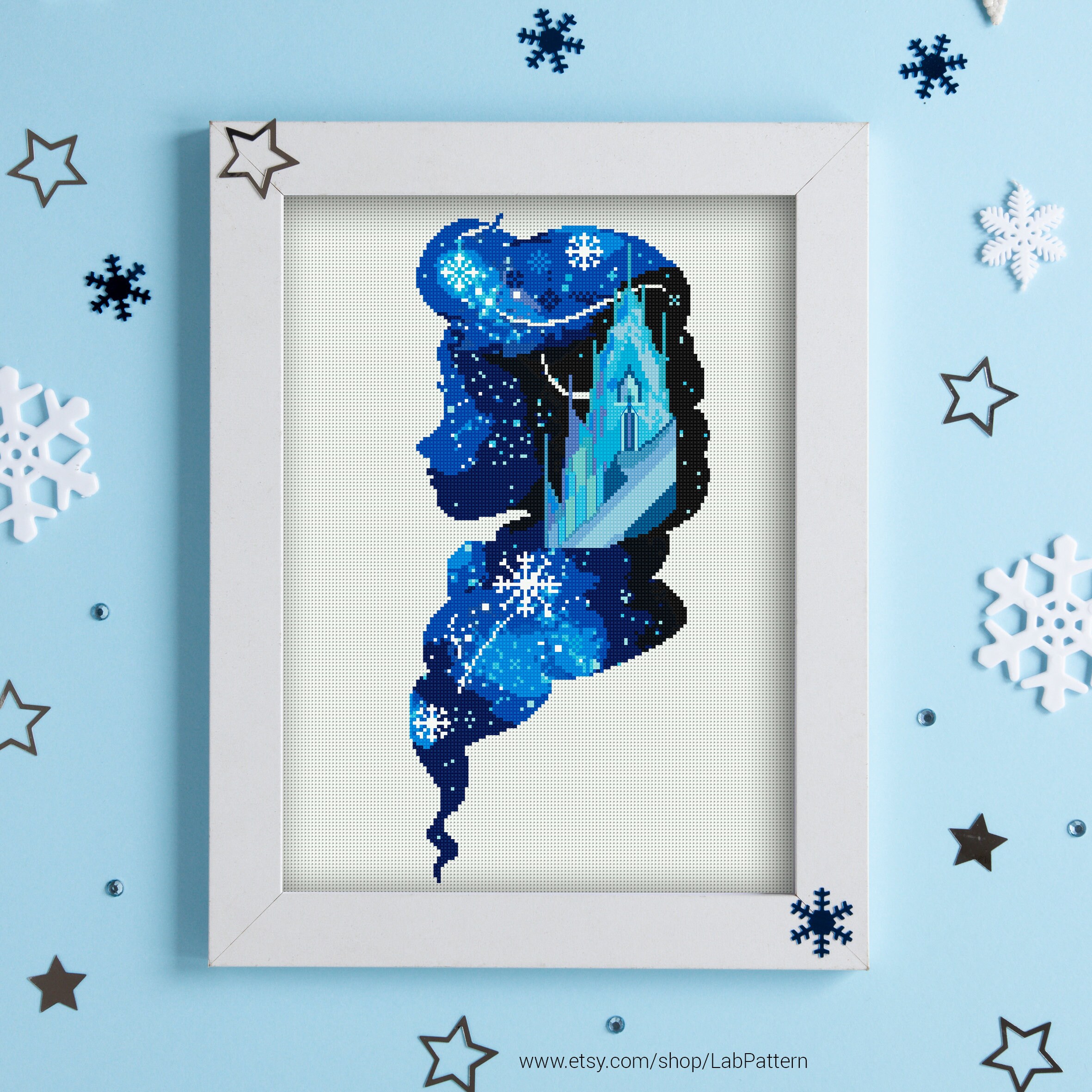 Elsa Frozen Cross Stitch Pattern | Embroidery Pattern | Instant ...