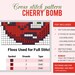 Cross Stitch Pattern Cherry Bomb Cross Stitch Pattern Plants Vs Zombies ...