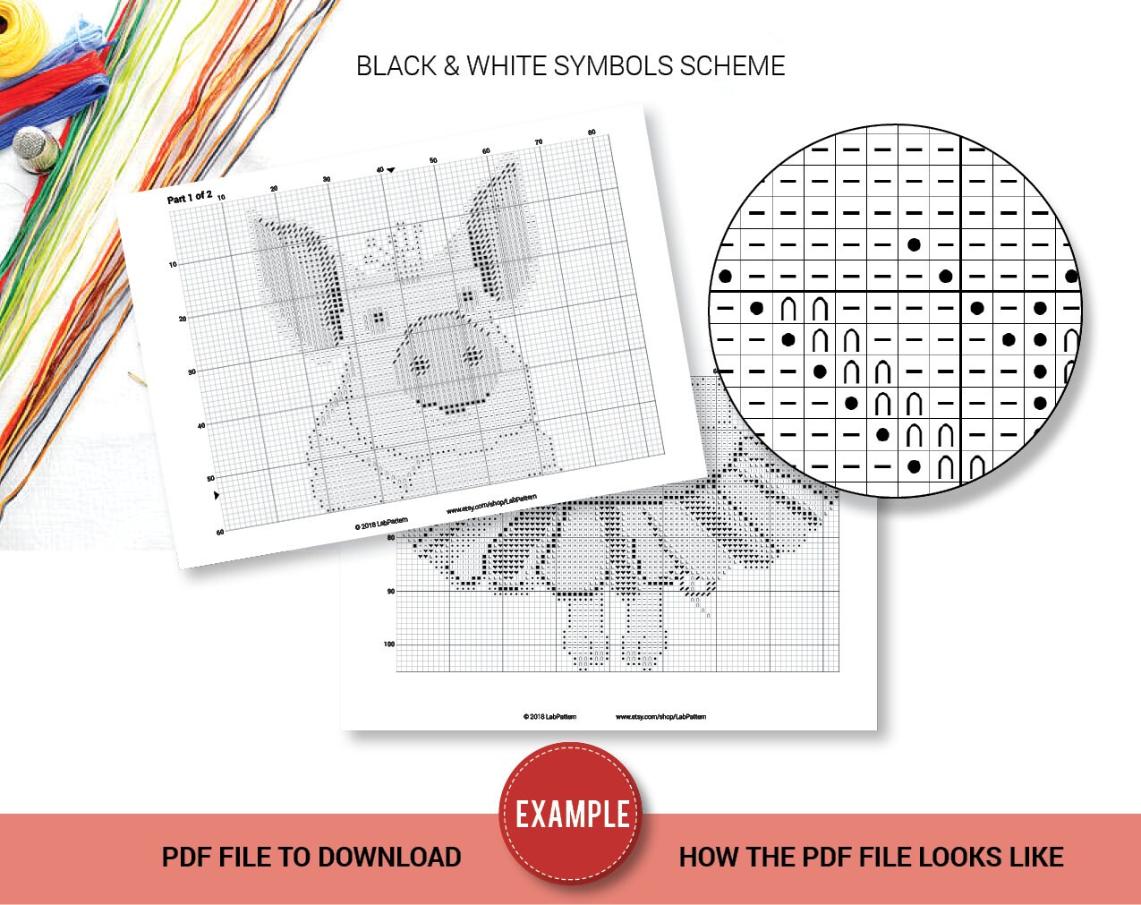 Mini Animals Set Cross Stitch Pattern | Embroidery Pattern | Instant ...