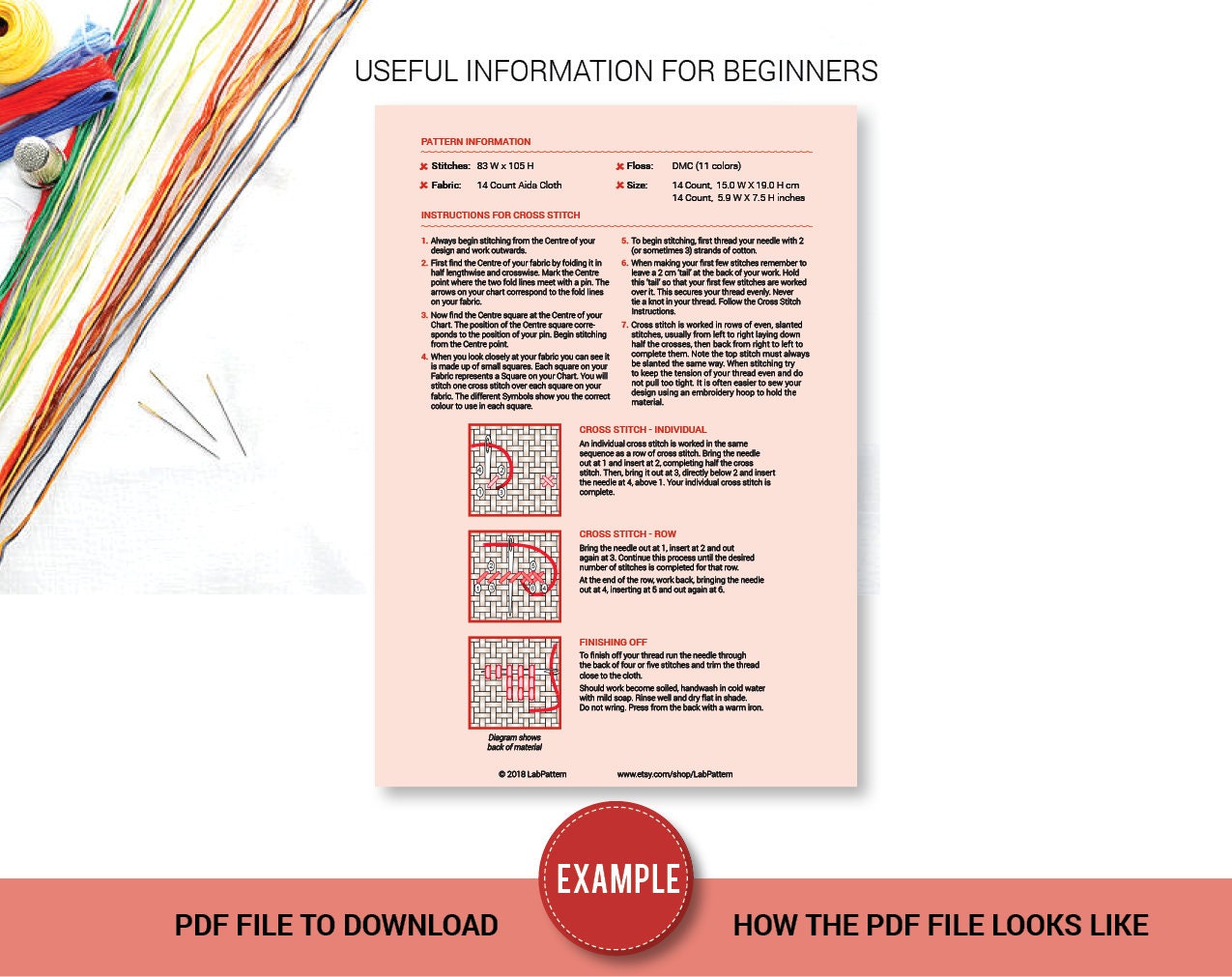 Letter R Rabbit ABC Cross stitch pattern Embroidery Pattern | Etsy