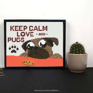 Keep Calm Cross Stitch Pattern | Embroidery Pattern | Instant Download ...
