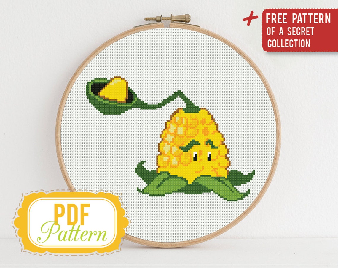Cross Stitch Pattern Kernel-pult Cross Stitch Pattern Plants - Etsy