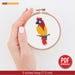 Mini Parrot Bird Cross Stitch Pattern, Contemporary, Abstract, Tropical ...