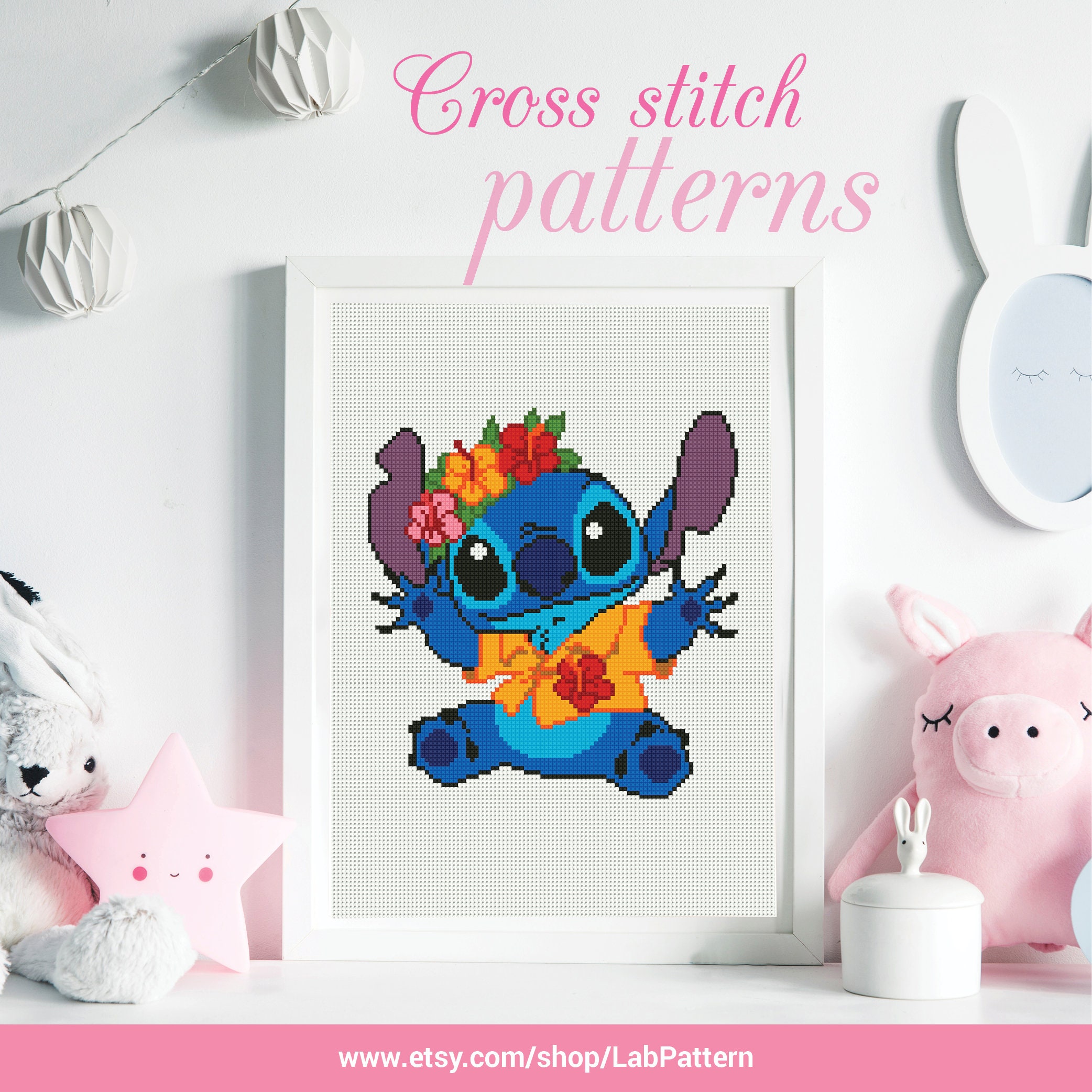 Lilo and Stitch Cross Stitch Pattern Embroidery Pattern | Etsy