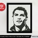 Cristiano Ronaldo Silhouette Cross Stitch Pattern, Football Star, Wall ...