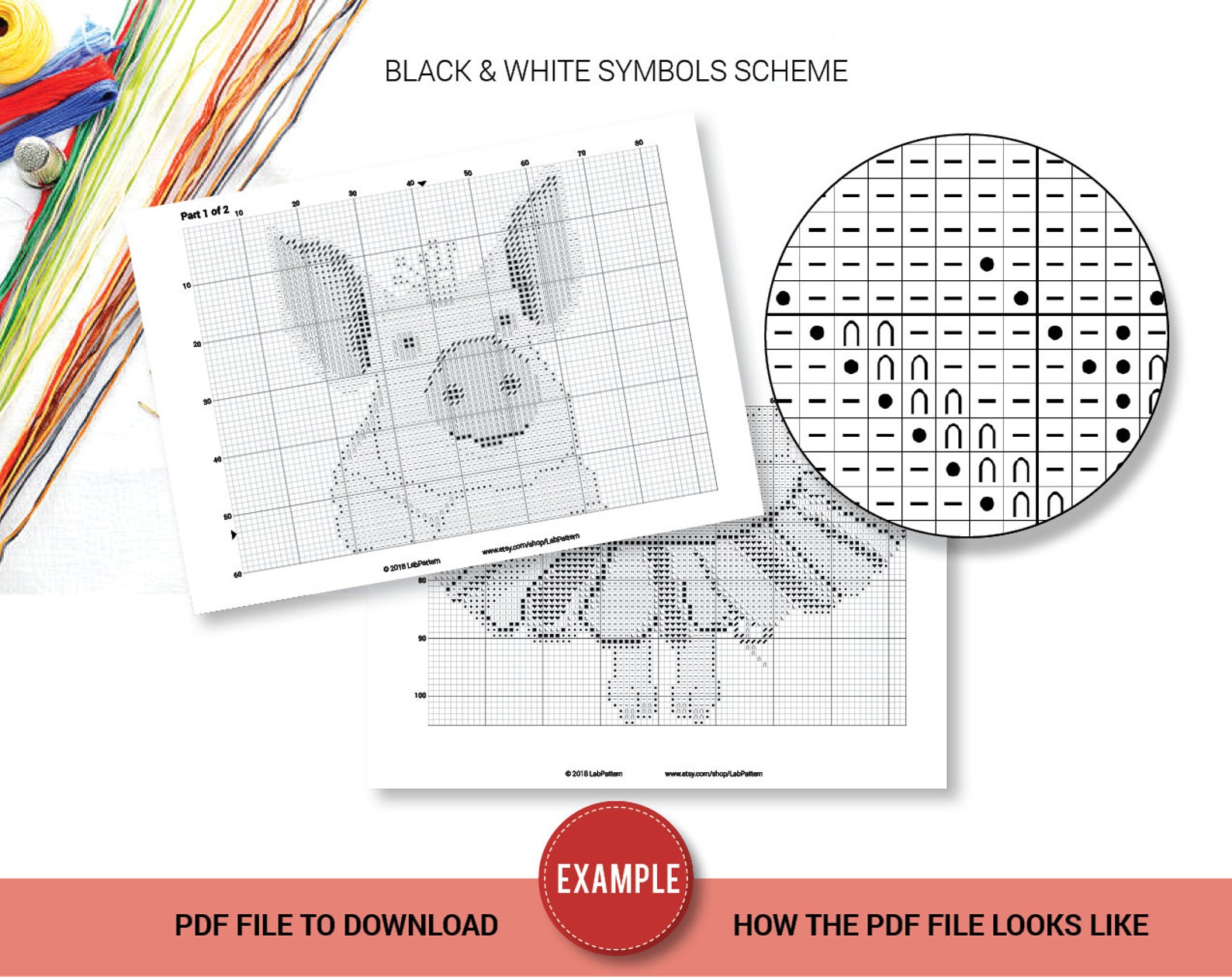 Letter Y Yak ABC Cross Stitch Pattern Embroidery Pattern - Etsy