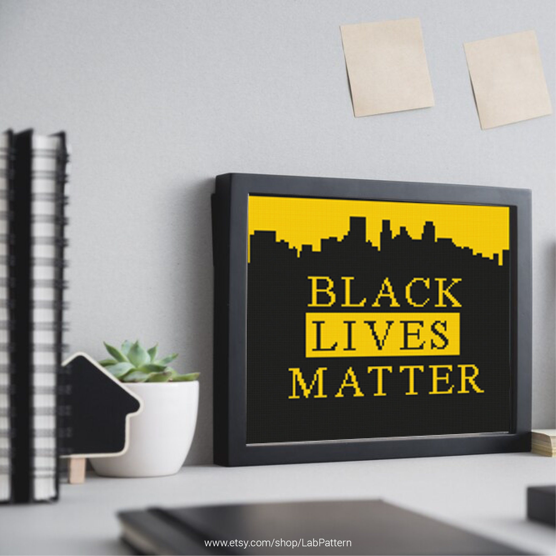 Black Lives Matter BLM Cross Stitch Pattern Embroidery | Etsy