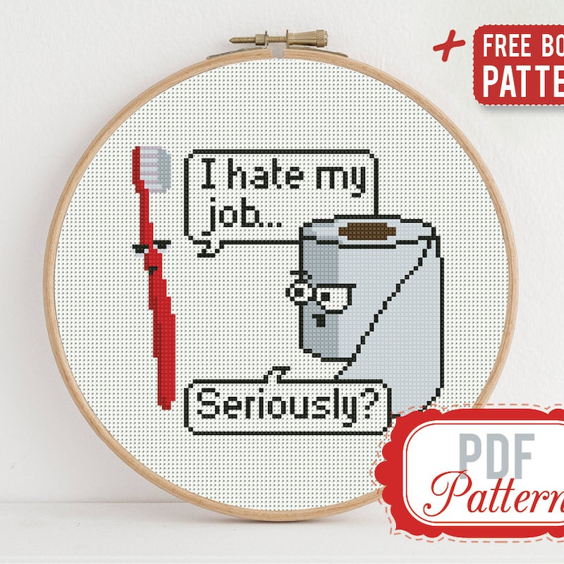 Cross Stitch Funny - Etsy