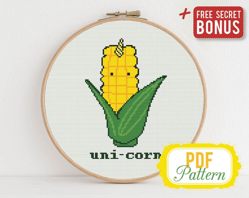Uni-corn Cross Stitch Pattern Unicorn Cross Stitch Pattern - Etsy