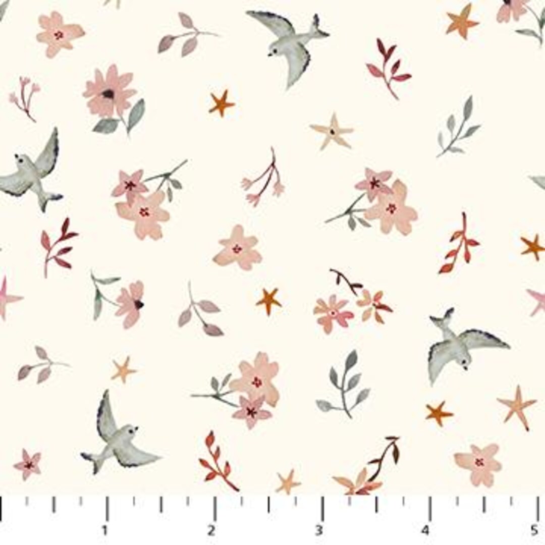 Figo Fabric Blossom Breeze Collection, Birds (RC91022-11) - Etsy