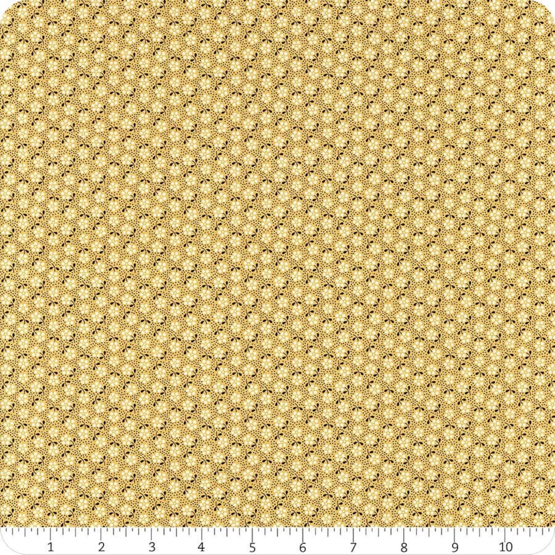 Tilda Fabric Happy Camper Collection, Meadow Basic (honey) (130083) - Etsy