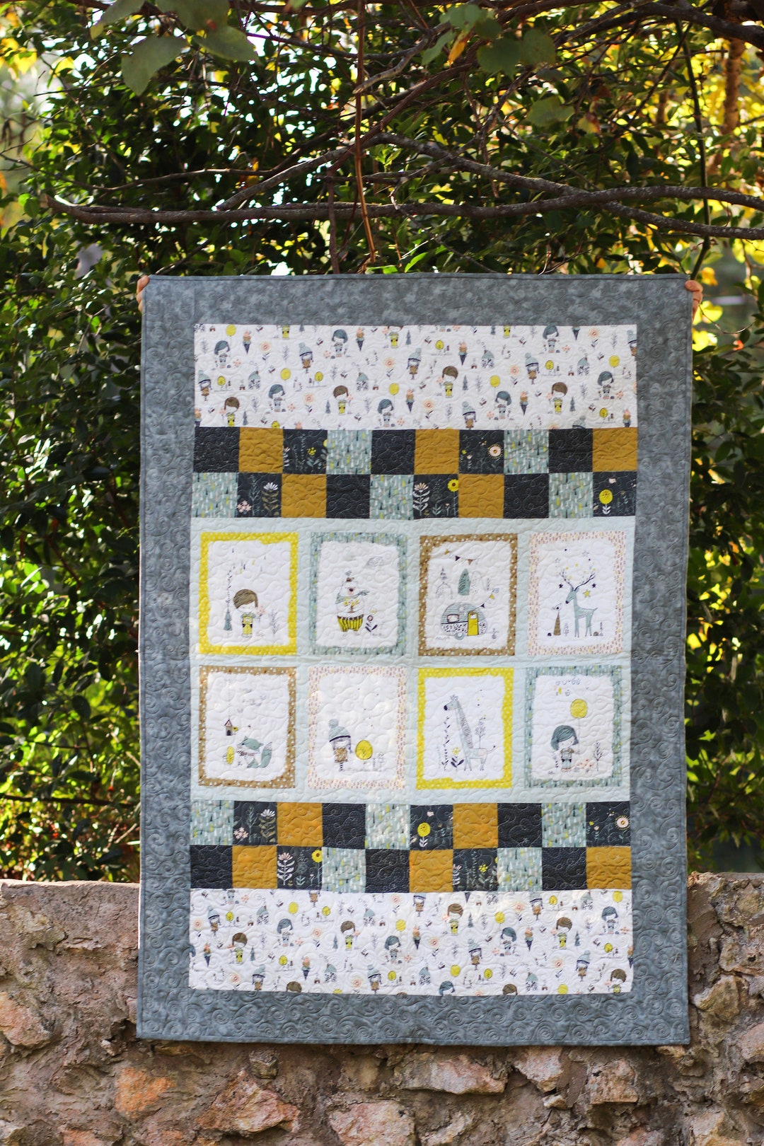 Whimsical Friends Quilt Kit - Etsy