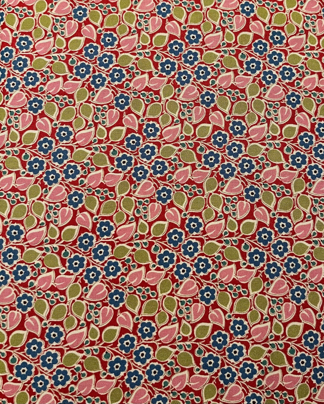 Tilda Fabric Pie in the Sky Collection, Topsy Turvy (red) (100492) - Etsy