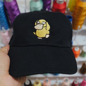 Psyduck Anime Embroidered Dad Hat - Etsy