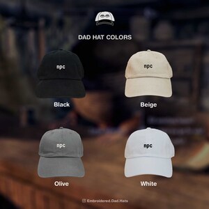 NPC Funny Meme Embroidered Hat - Etsy