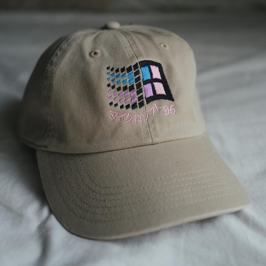 Windows 95 Vaporwave Retro Embroidered Hat - Etsy Ireland