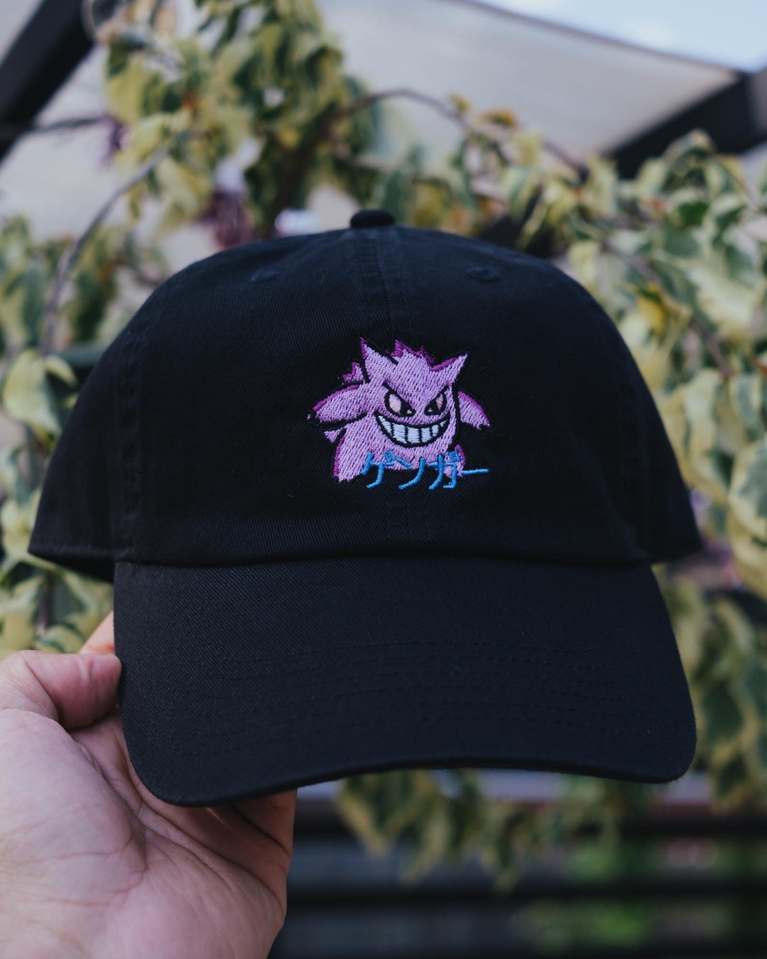 Gengar Anime Embroidered Hat - Etsy