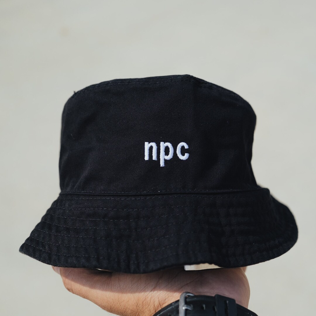 NPC Funny Meme Embroidered Bucket Hat - Etsy