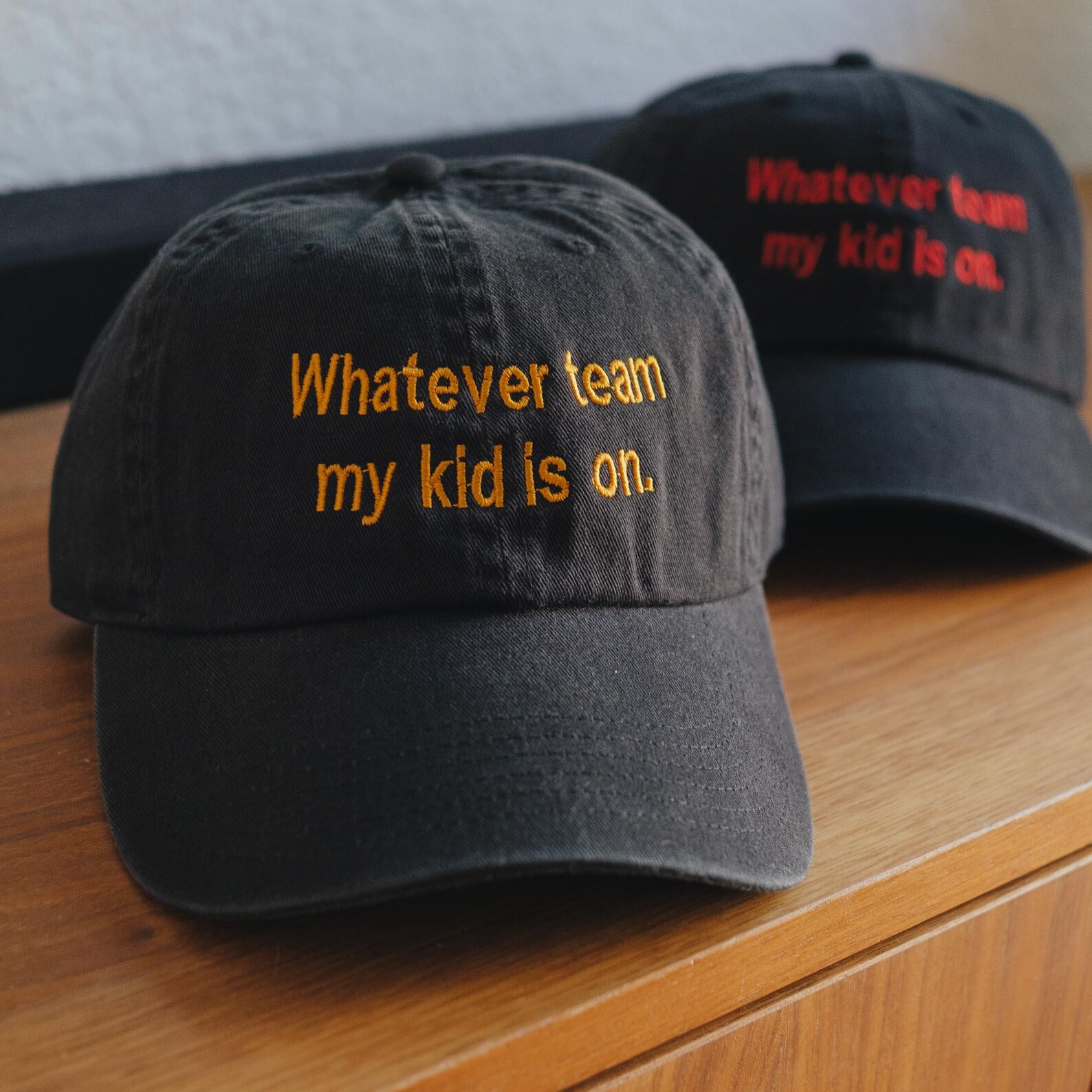 Whatever Team My Kid is on Embroidered Dad Hat - Etsy
