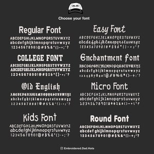 Your Text Here Embroidered Hat Dad Cap - Etsy