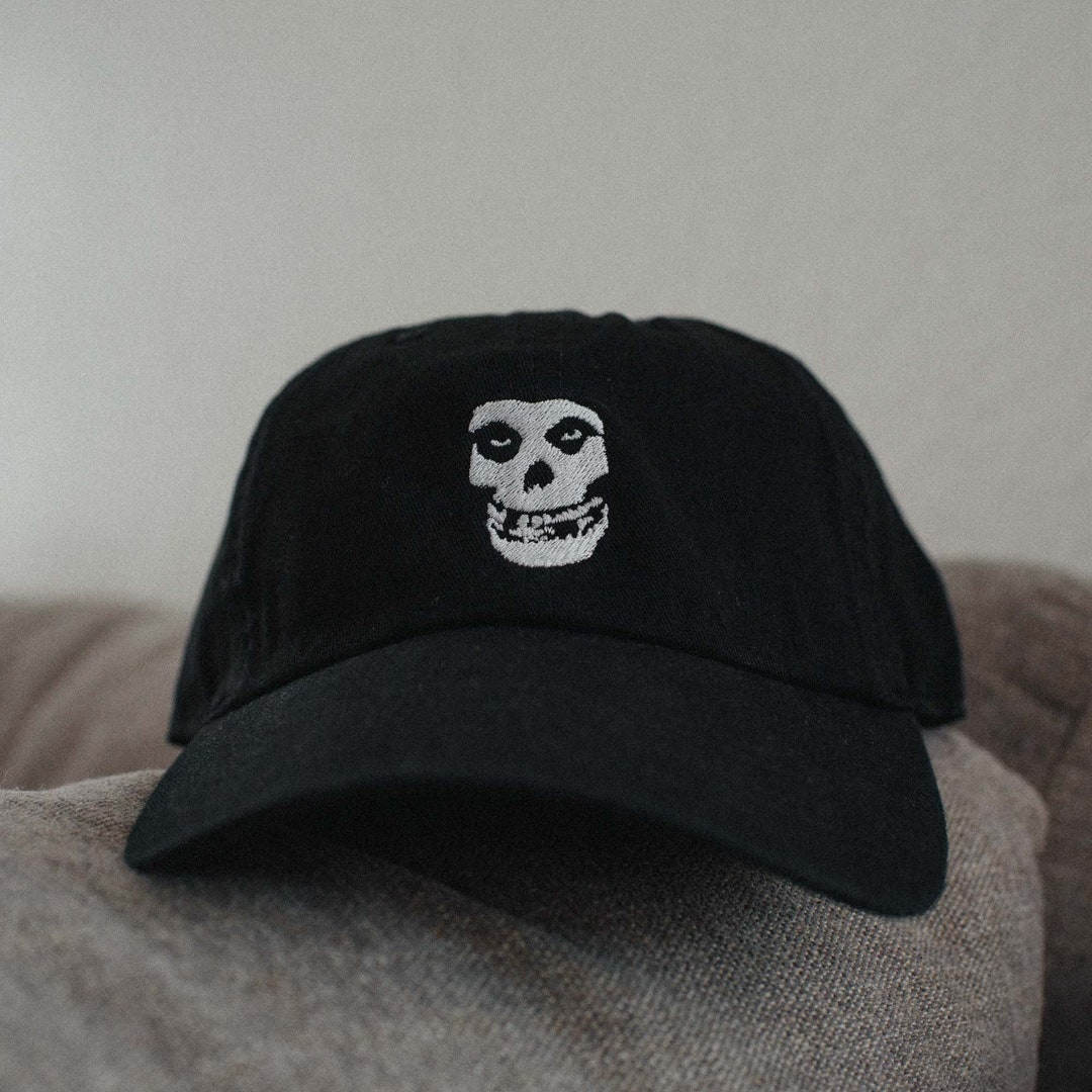 Crimson Ghost Fiend Skull Horror Embroidered Hat - Etsy