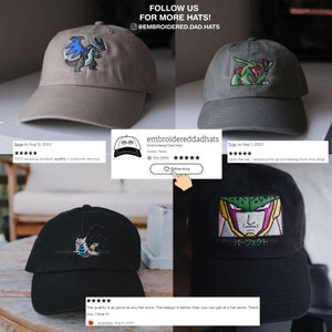 Your Text Here Embroidered Hat Dad Cap - Etsy