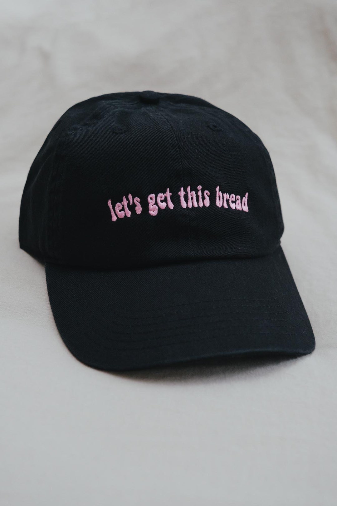 Let's Get This Bread Hat, Funny Meme Hats Embroidered Dad Hat - Etsy