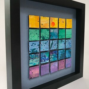 Paper Tile Collage Sunset - Etsy