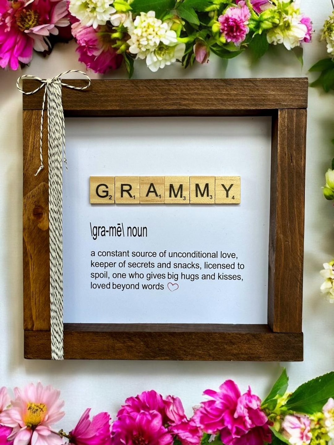Personalized Grammy Definition Scrabble Tile Decor - Grandmother Gift ...