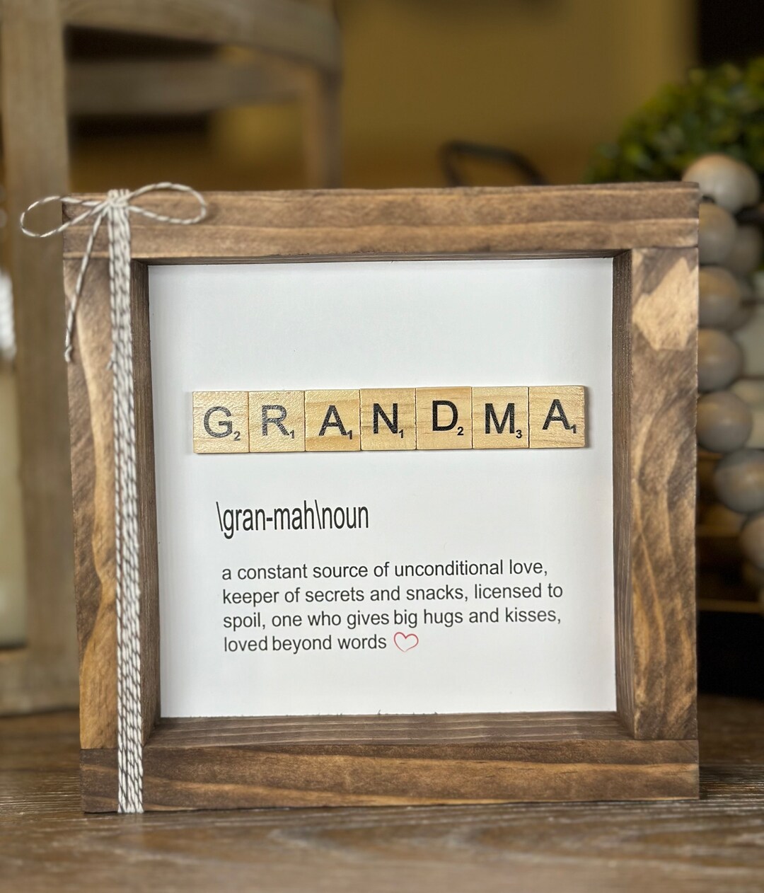 Grandma Frame, Personalized, Grandma Sign, Grandma’s Day, Granny ...