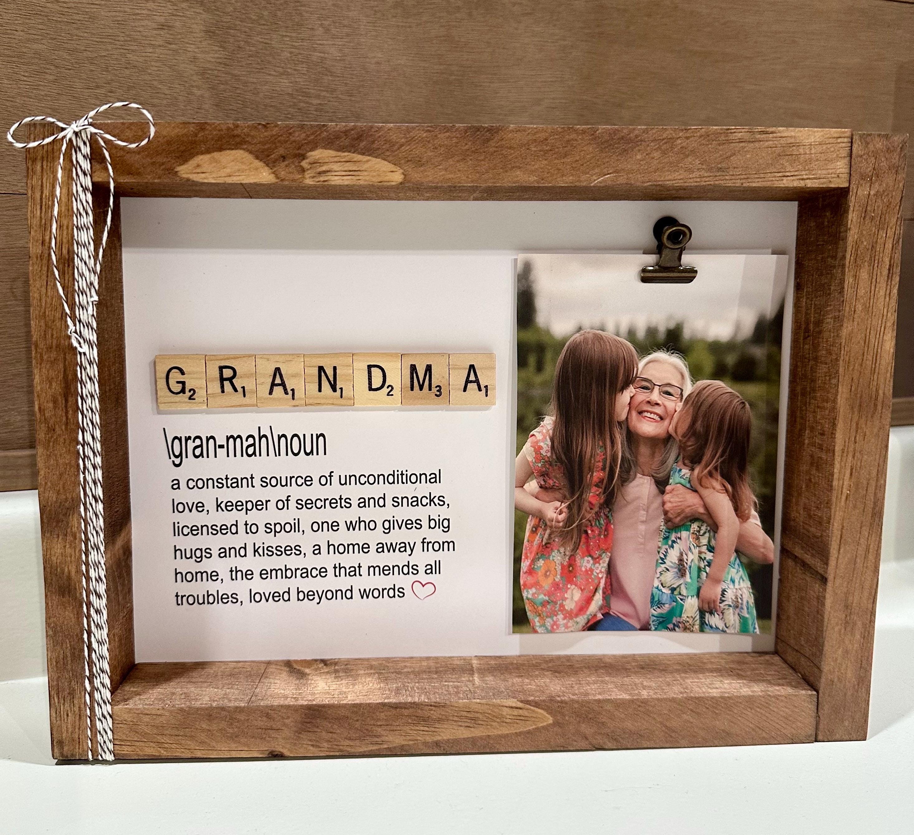 Mimi Photo Frame: Scrabble Tile Definition, Grandkid Gift - Etsy
