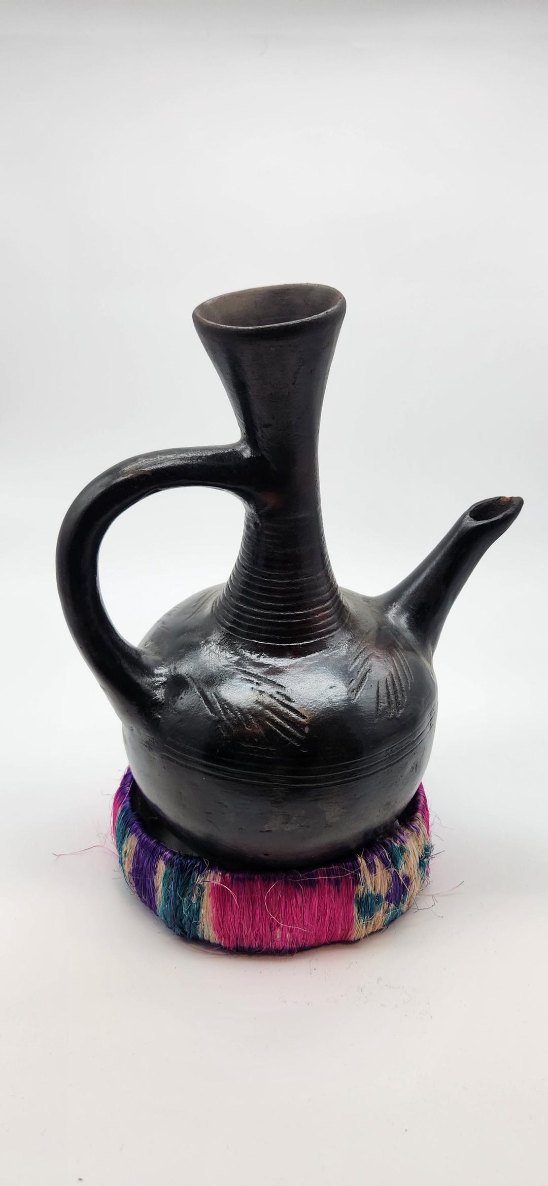 Traditional Ethiopian Jebena With Matote Set - Handcrafted Clay Coffee ...