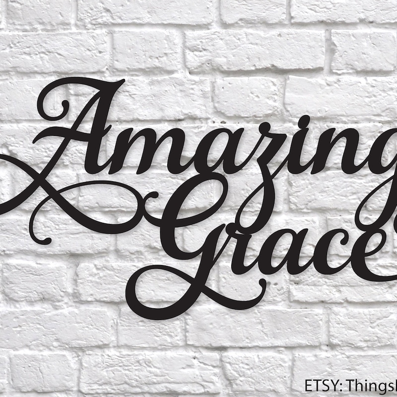 Wooden Grace Sign - Etsy