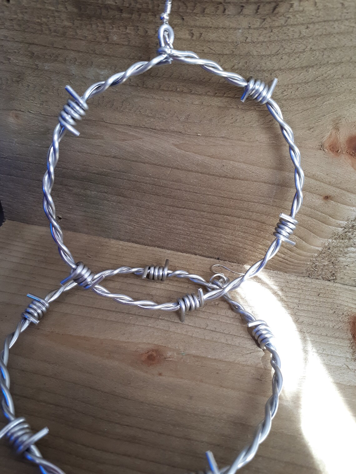 TOP SELLING ITEM on Sale Weightless Large Barbed Wire Hoop - Etsy